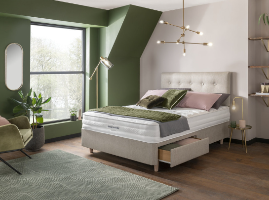 Silentnight Champagne Geltex Reeds Homestore